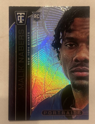 2024-25 Panini Totally Certified Malik Nabers Silver Refractor Rookie ...