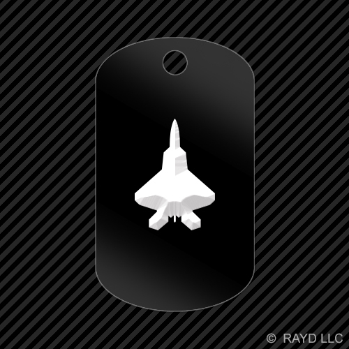 F-22 Raptor Keychain GI dog tag engraved many colors F22 | eBay