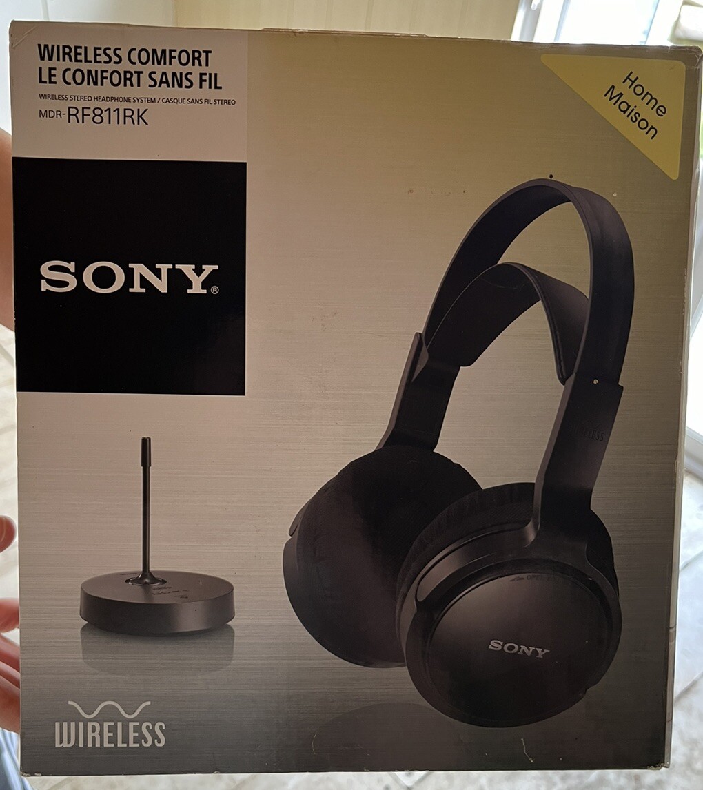 Sony MDR-RF811RK Headband Wireless Headphones - Black for sale online ...
