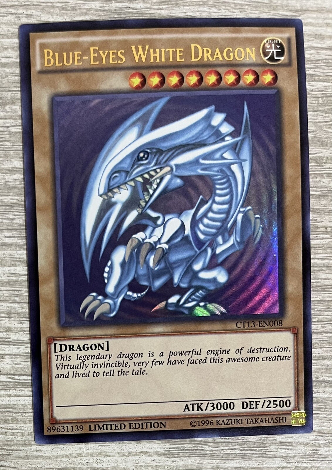 Blue Eyes White Dragon Limited Edition