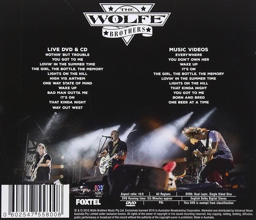 The Wolfe Brothers Wolfe Brothers: Live at CMC Rocks QLD 2015 (CD) (UK ...