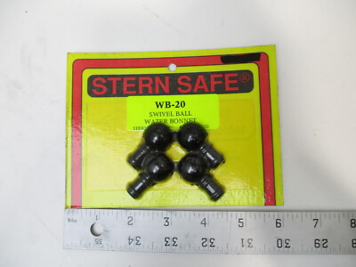 WB-20 Water Bonnet Replacement Windshield Brace Swivel Ball Bushing Set ...
