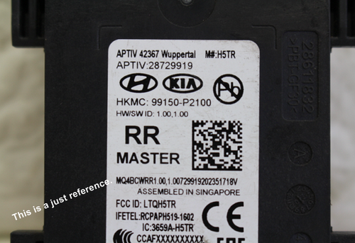 99150P2100 Genuine Unit Ass'y Rear Corner Radar RH For Kia Sorento MQ4 ...