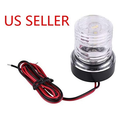 12V Marine Boat Yacht LED Navigation Light Stern Anchor Lamp All Round ...