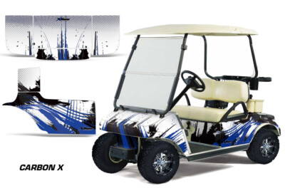 Graphics Kit Decal Sticker For Club Car Golf Cart 1983-2014 CarbonX ...
