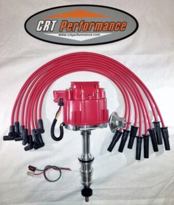 Ford FE 352 390 427 428 RED HEI Distributor + USA Wires | F100 F150 ...