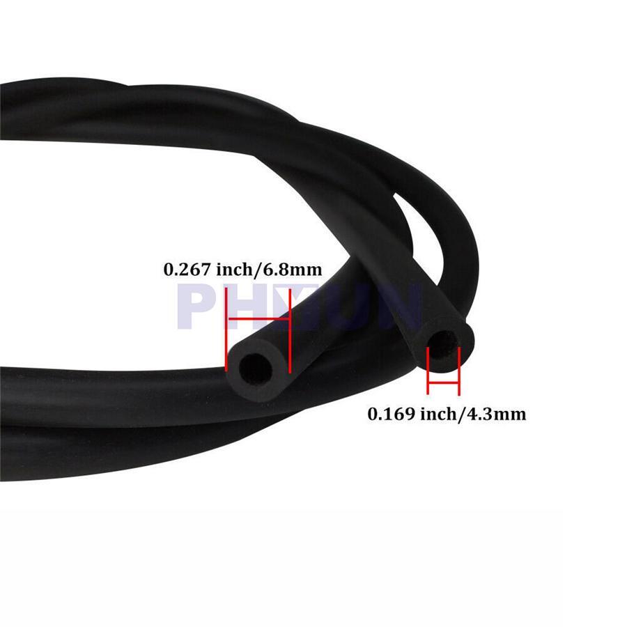 2M Windscreen Wiper Washer Jet Tube Pipe Hose Black w/Connectors For ...