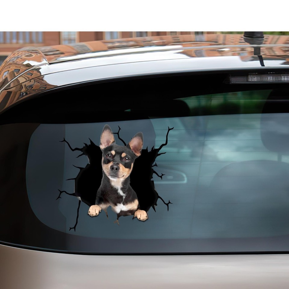 Chihuahua Stickers Small Chihuahua Vinyl Decal Chiweenie Decal Car ...
