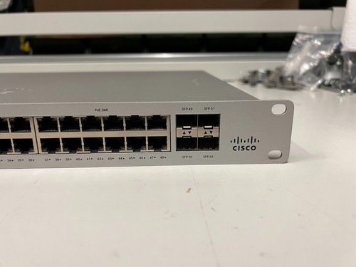 Cisco Meraki MS120-48FP-HW UNCLAIMED PoE+ Gigabit switch | eBay