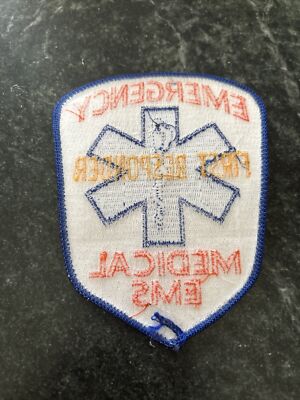 Nypd Patch EMT Emergency Services First Responder Patch [Iron On Sew On ...