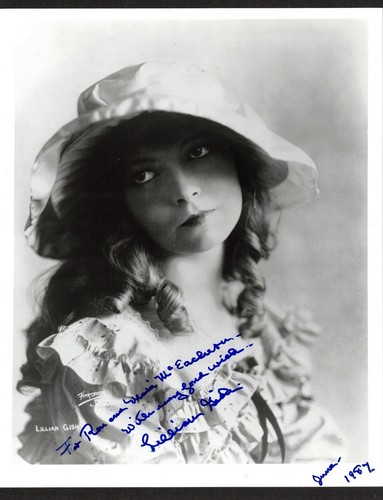 Lillian Gish Legendary Actress Original Signed Autograph 8x10 Photo | eBay