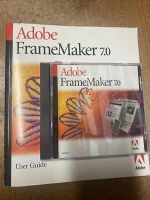 Adobe FrameMaker 7.0 for Windows Full Retail with Serial Numbers | eBay