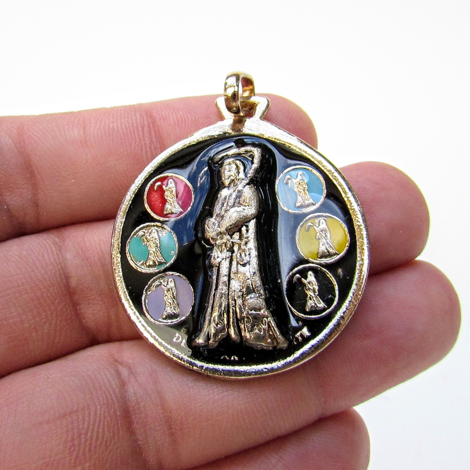 Santa Muerte Amuleto de Proteccion 7 Potencias / Holy Death 7 Powers ...