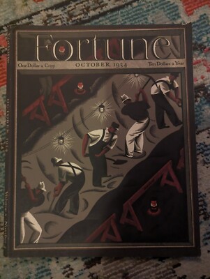 Vintage FORTUNE Magazine October 1934 Antique Advertising Art Deco | eBay