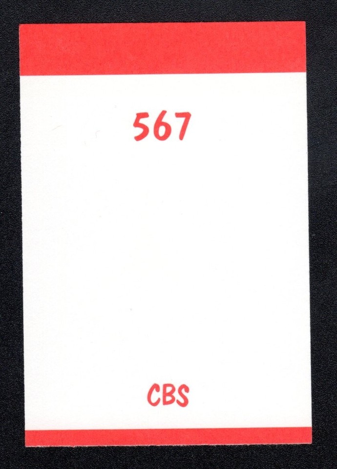 CBS Television Vintage 1987 Motto Game Trivia Card #567 | eBay