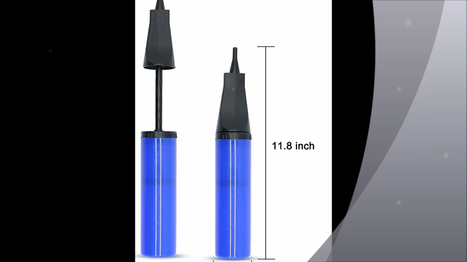 BL Balloon Pump hand held manual dual action air Inflator party event ...