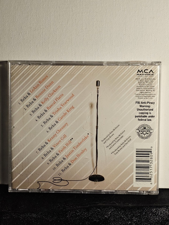 Reba McEntire - Duets CD 2007 LeAnn Rimes, Kelly Clarkson,Justin ...