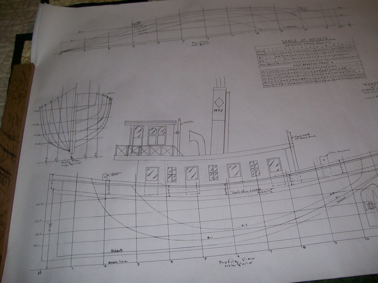 EVANS TUGBOAT boat model ship plan | eBay