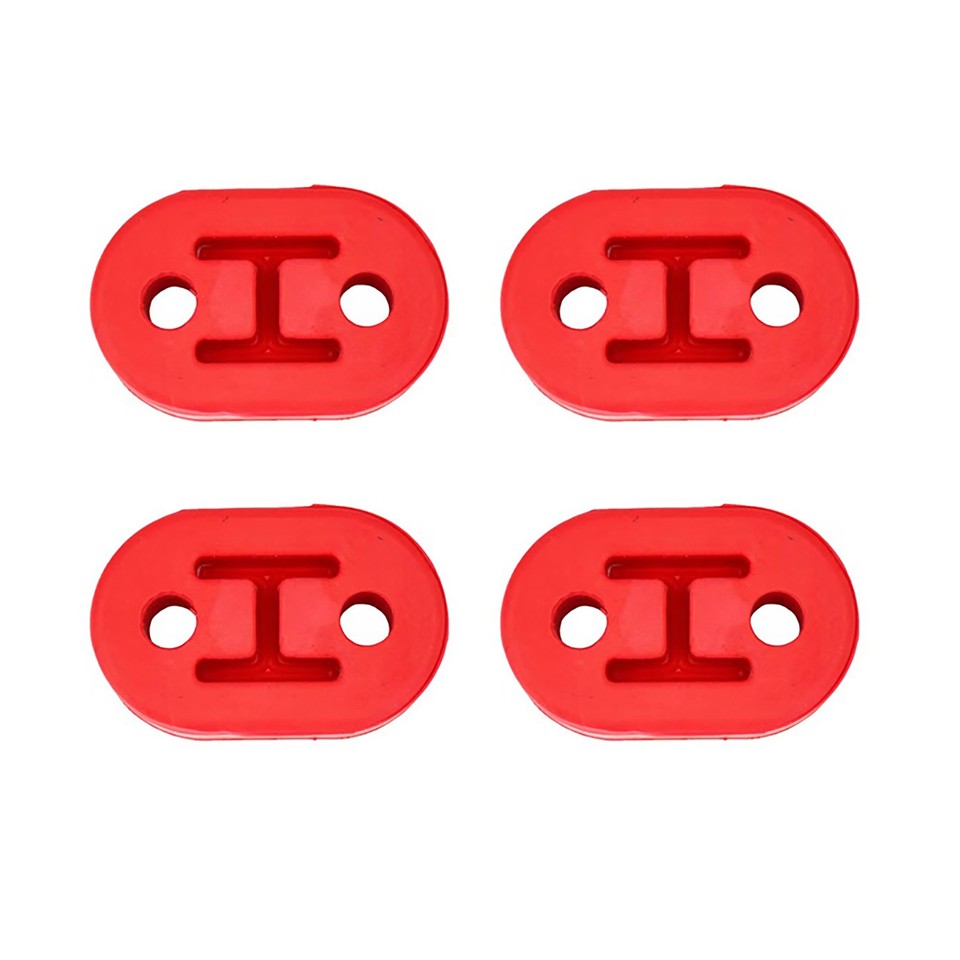 4Pcs Heavy Duty Rubber Exhaust Tail Pipe Mount Bracket Hanger Bushing ...