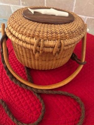 Nantucket party basket purse Signed Paul Whitten 1974 | eBay