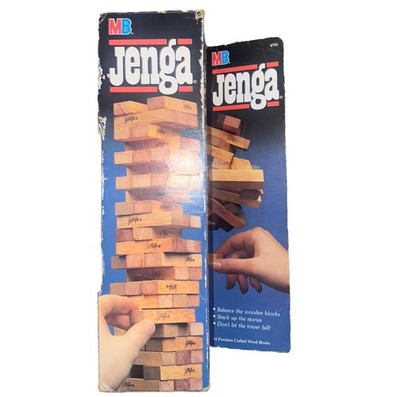 VINTAGE MB Original JENGA Classic Game 1986 Complete NEW Open BOX | eBay