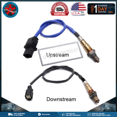 2PCS Upstream & Downstream Oxygen O2 Sensor For 2014-2018 Ford Focus 2 ...