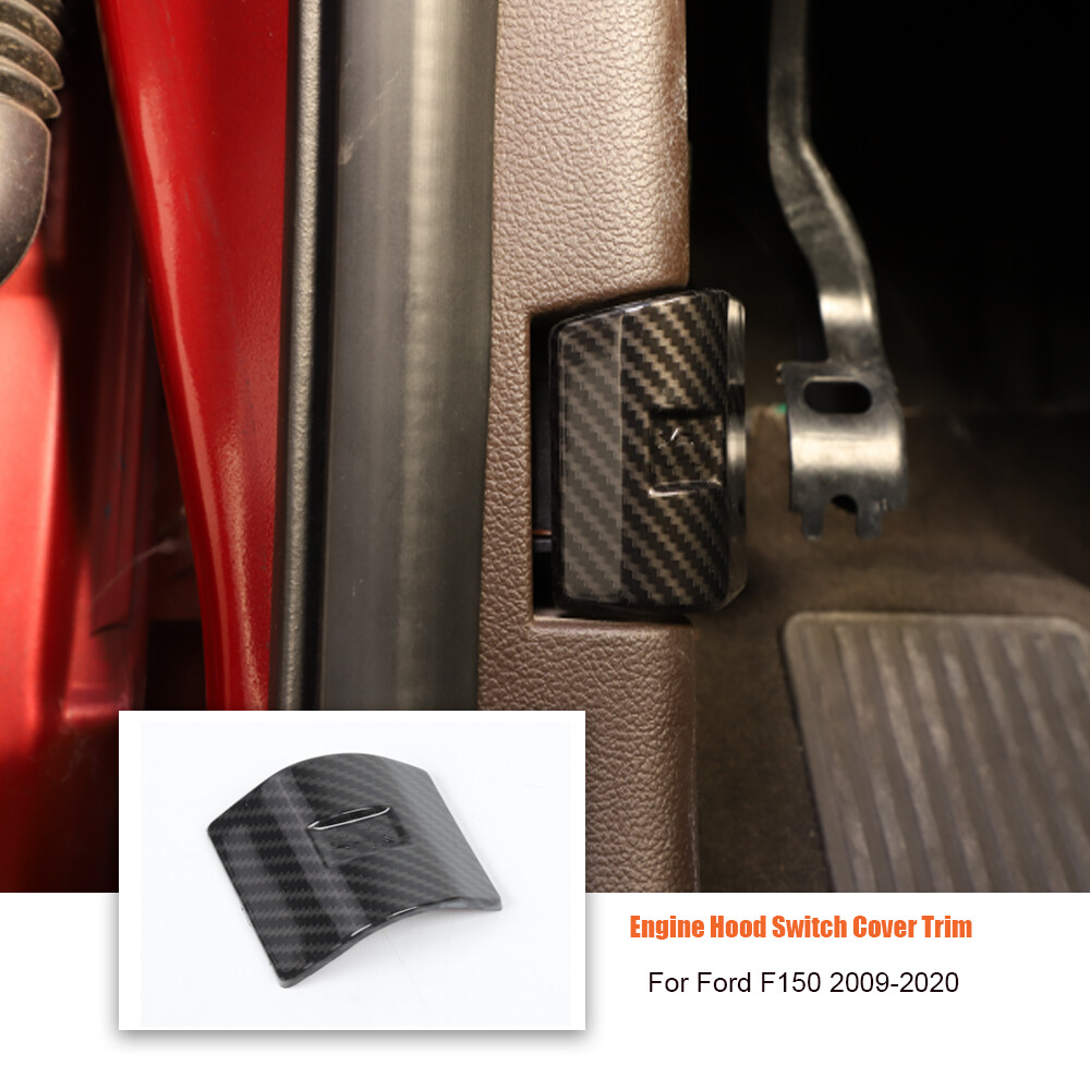 Engine Hood Switch Button Cover Trim Decor For Ford F150 2015-2020 ...
