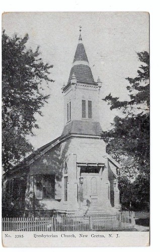 New Gretna NJ Presbyterian Church Postcard Postmarked 1939 Near ...