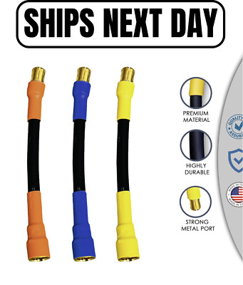 8MM Female to 6.5MM Male Castle ESC Extension Leads 10AWG 200C SILICONE ...