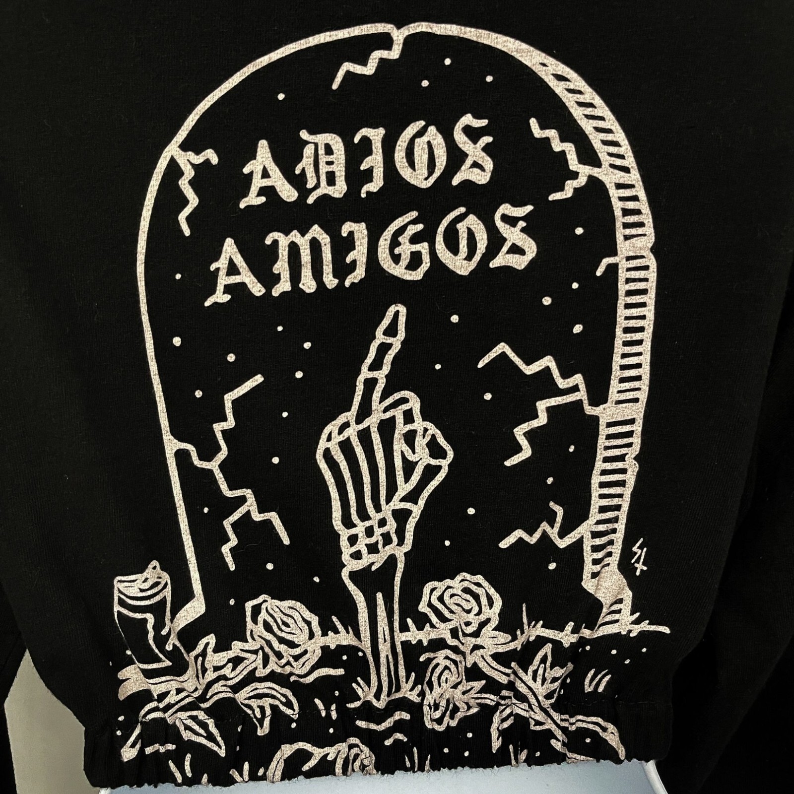 Lurking Class Sketchy Tank Adios Amigos Skeleton Rose… - Gem