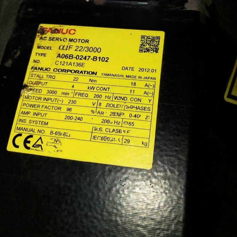 Used A06B-0247-B102 For Fanuc Servo Motor Free Shipping | eBay
