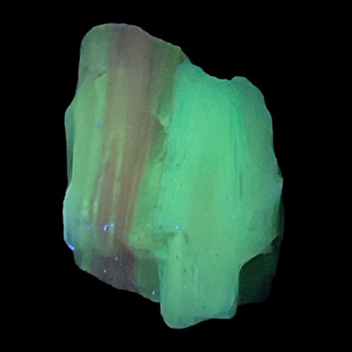 Pink Milk Glass Layered Art Glass Cullet Glowing Manganese Slag Glass ...