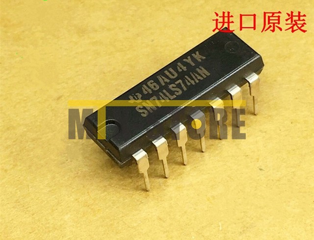 5 PCS SN74LS74AN DIP-16 74LS74 DUAL D-TYPE POSITIVE-EDGE-TRIGGERED FLIP ...