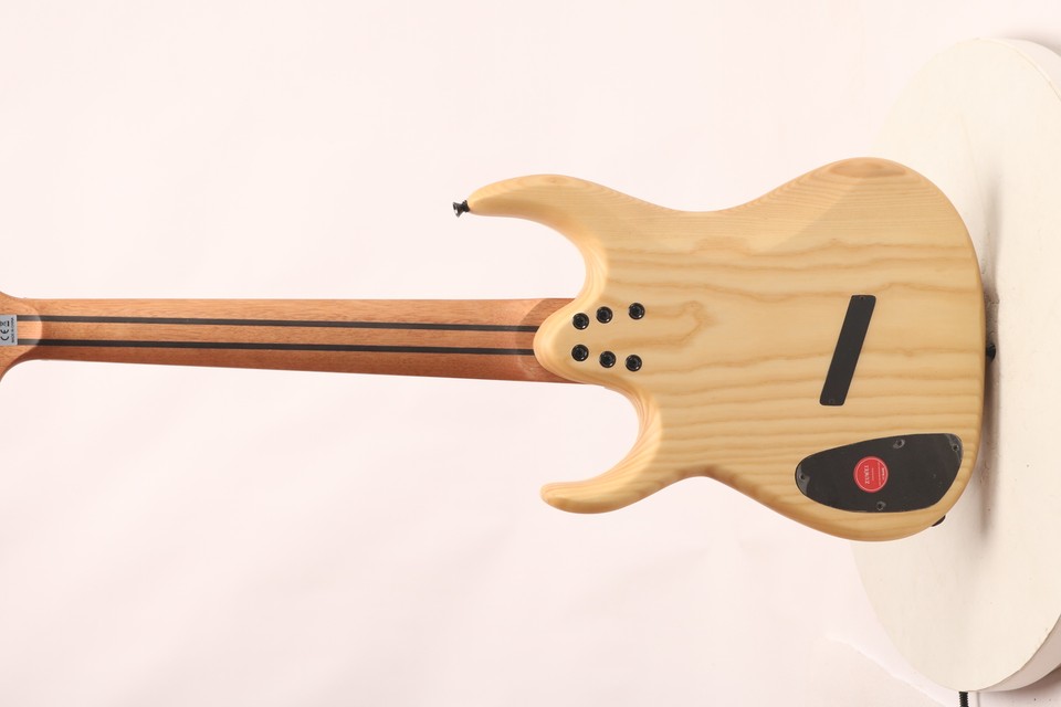 Electric Guitar 8 Strings Stain Finish Fanned Frets ASH Body Strings ...
