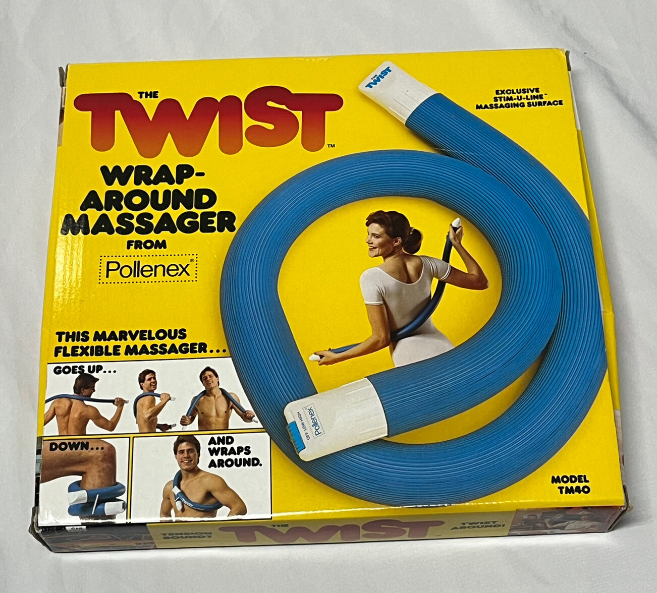 Vintage 1989 The Twist Wrap Around Massager Pollenex Tm40c for sale ...