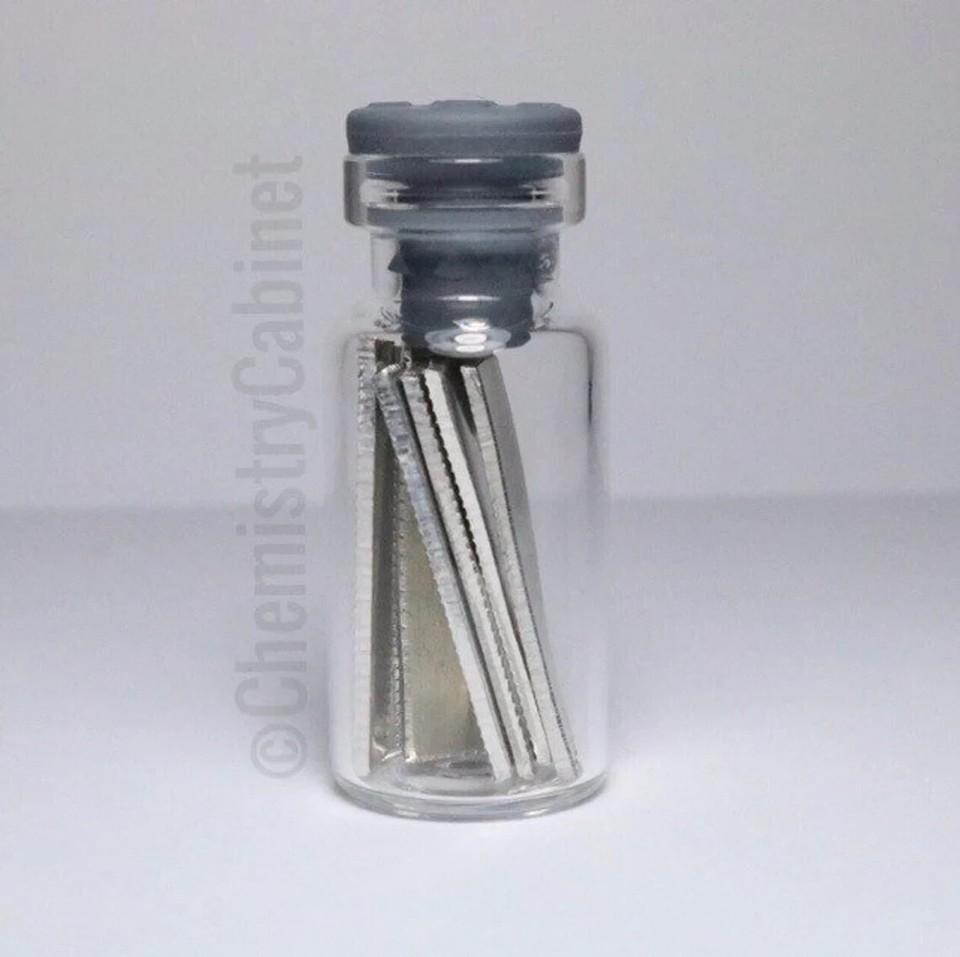 Iron Metal Strips/Electrode High Purity Element 26 Fe Chemistry Sample ...