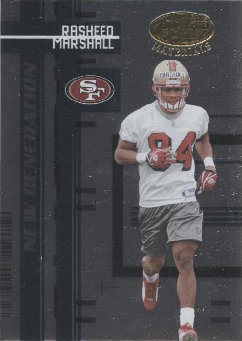 2005 Leaf Certified Materials - New Generation Rasheed Marshall #184 / ...