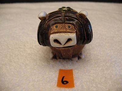 Artesania Rinconada Adult Bull w/Green Flower Figurine #33 | eBay