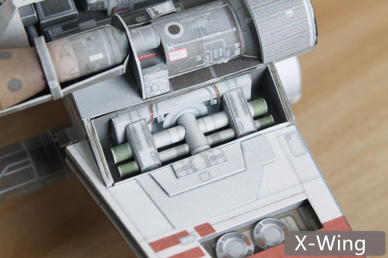 Film Star Wars Incom T-65 X-wing Starfighter Handcraft Paper Model Kit ...