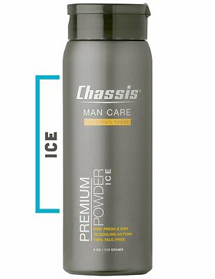 Chassis Premium ICE Body Powder for Men - With Extra Cooling Sensation ...