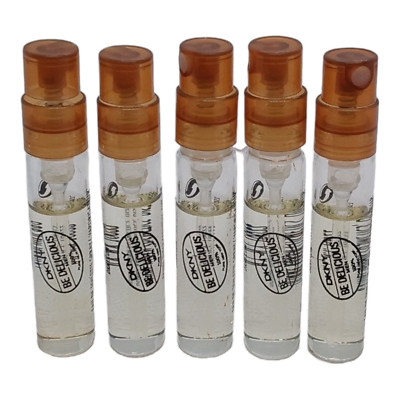 DKNY Be Delicious Men Cologne Mini spray Lot of 5 0.07 oz 2 ml Vial As ...