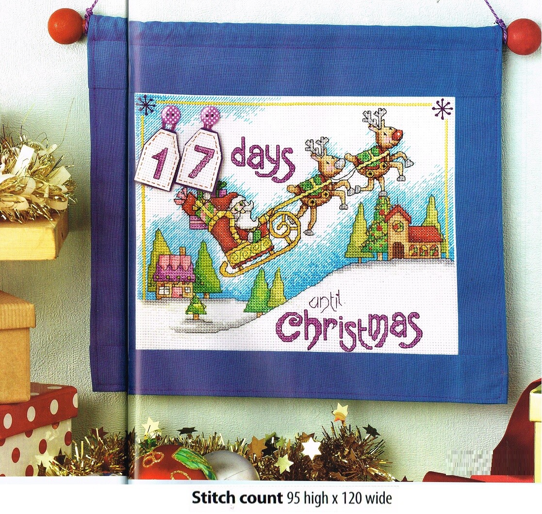 CHRISTMAS COUNTDOWN CROSS STITCH PATTERN ONLY - ALS PP | eBay