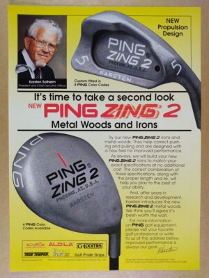 1994 Ping Zing 2 Golf Irons & Woods vintage print Ad | eBay