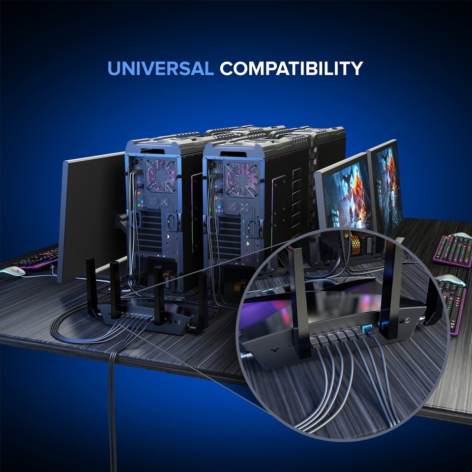 Ethernet Cable 150 Ft Cat6 High Speed Internet Network Lan Cable Cord ...