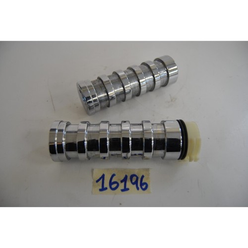 Paar Handgriffe Alu Chrom Ø25-28 Grip Set Custom Bike Harley Davidson ...