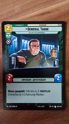 Star Wars Unlimited, General Tagge, U, 080/252 | eBay.de