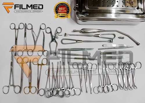Tracheostomy Surgical Surgery Orthopedic Instruments 32 Pcs Set by FIC ...