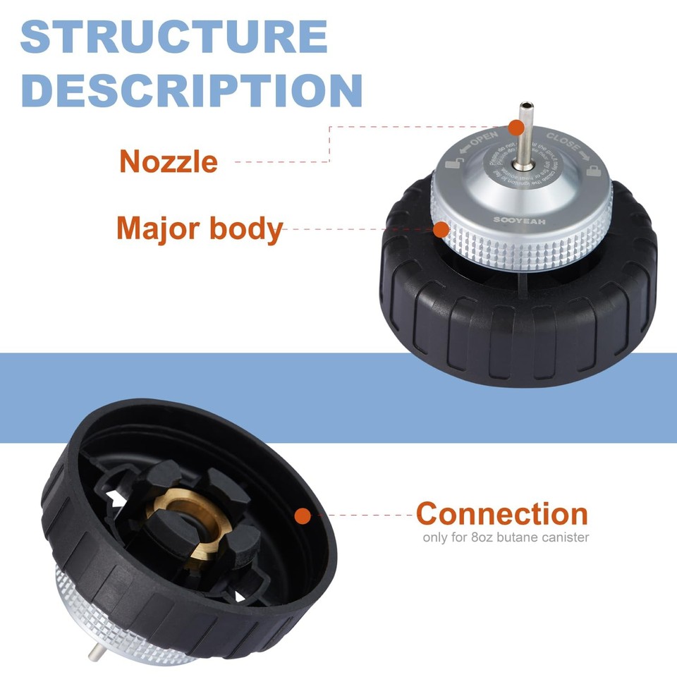 Butane Fill Adapter,Gas Refill Adapter,Butane Nozzle Fill Adapter Tip ...