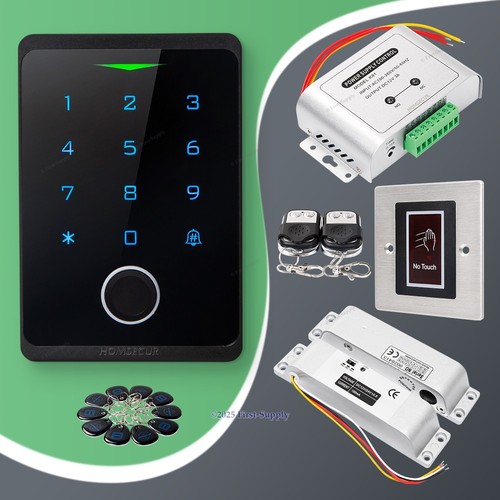 HOMSECUR IP66 APP WIFI Fingerprint Access Control Set Drop Bolt Lock | eBay