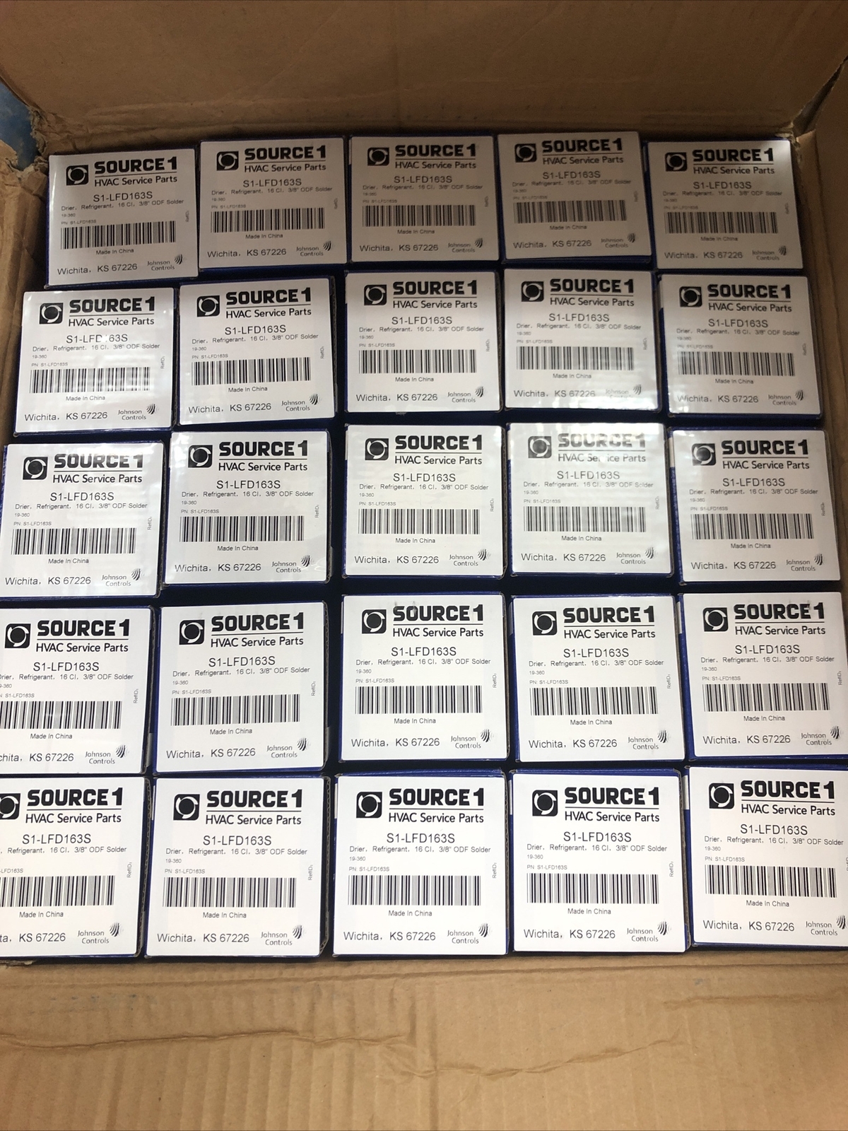 Source 1 Liquid Line Filter Drier S1-LFD163S Black MWP 680 PSIG (Case ...